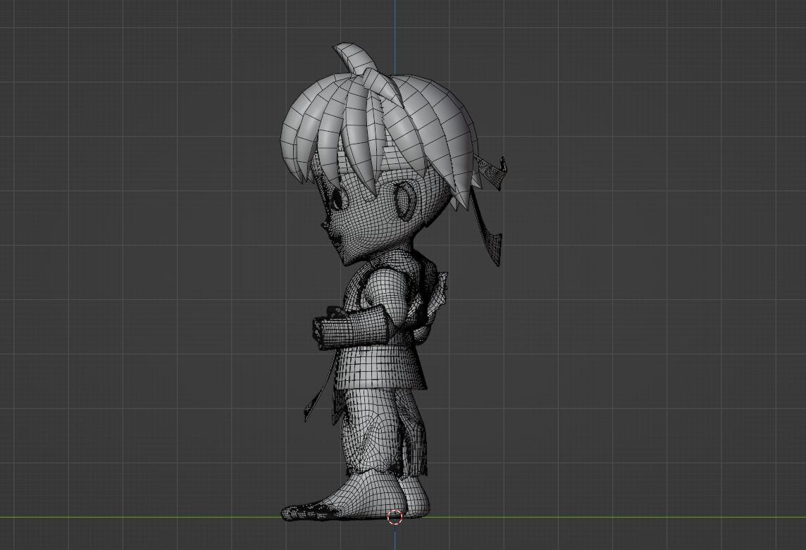Ryu Sd - Street Fighter 3D Model by Summerforce
