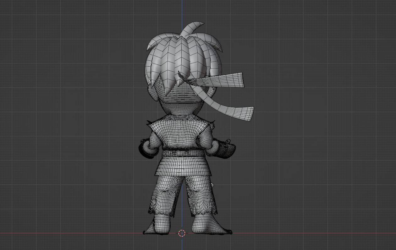 Ryu Sd - Street Fighter 3D Model by Summerforce