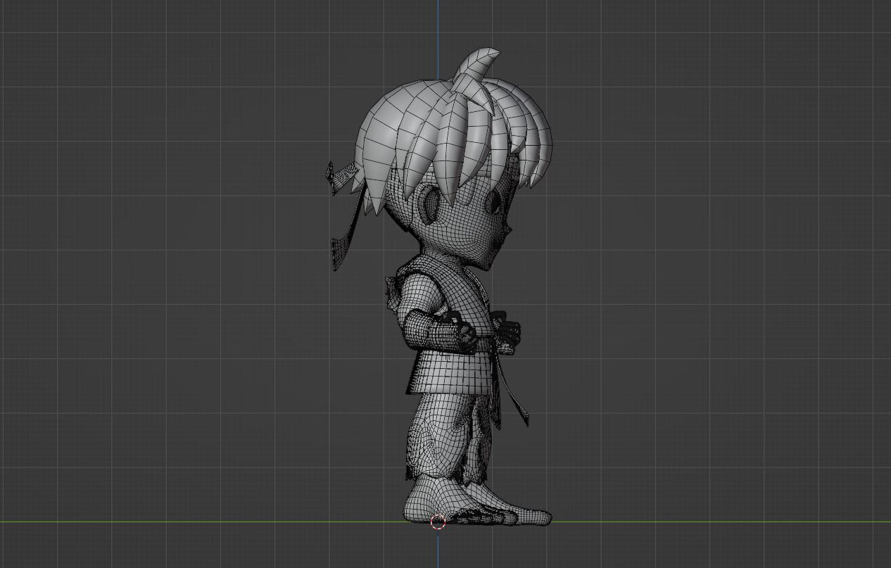 Ryu Sd - Street Fighter 3D Model by Summerforce