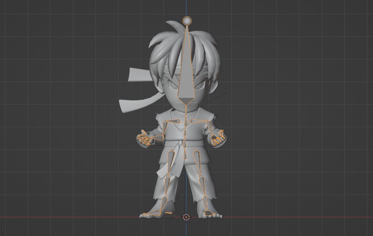 Ryu Sd - Street Fighter 3D Model by Summerforce