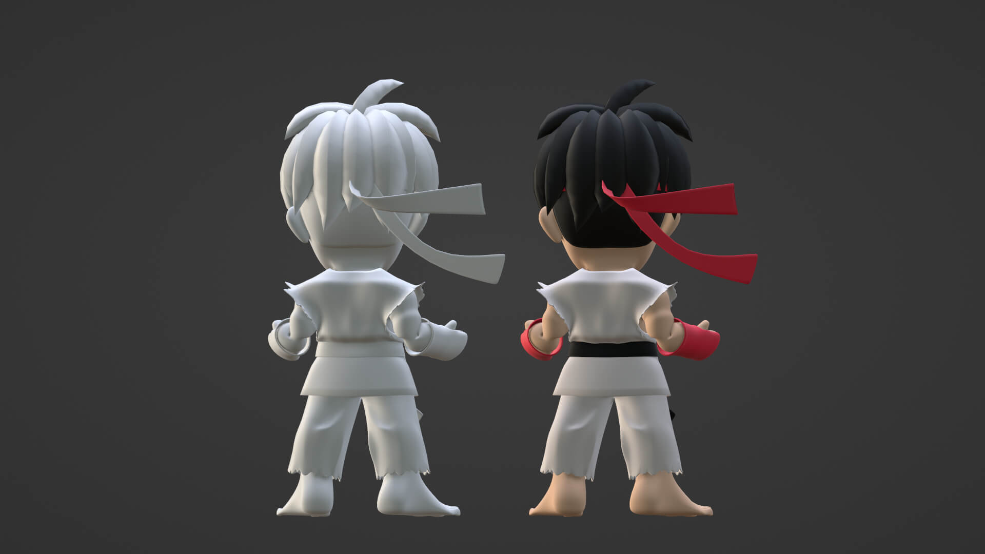 Ryu Sd - Street Fighter 3D Model by Summerforce