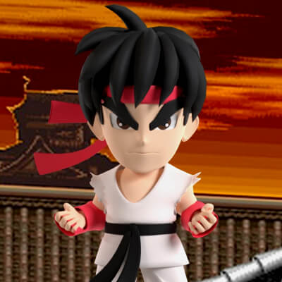 Ryu Sd - Street Fighter 3D Model by Summerforce