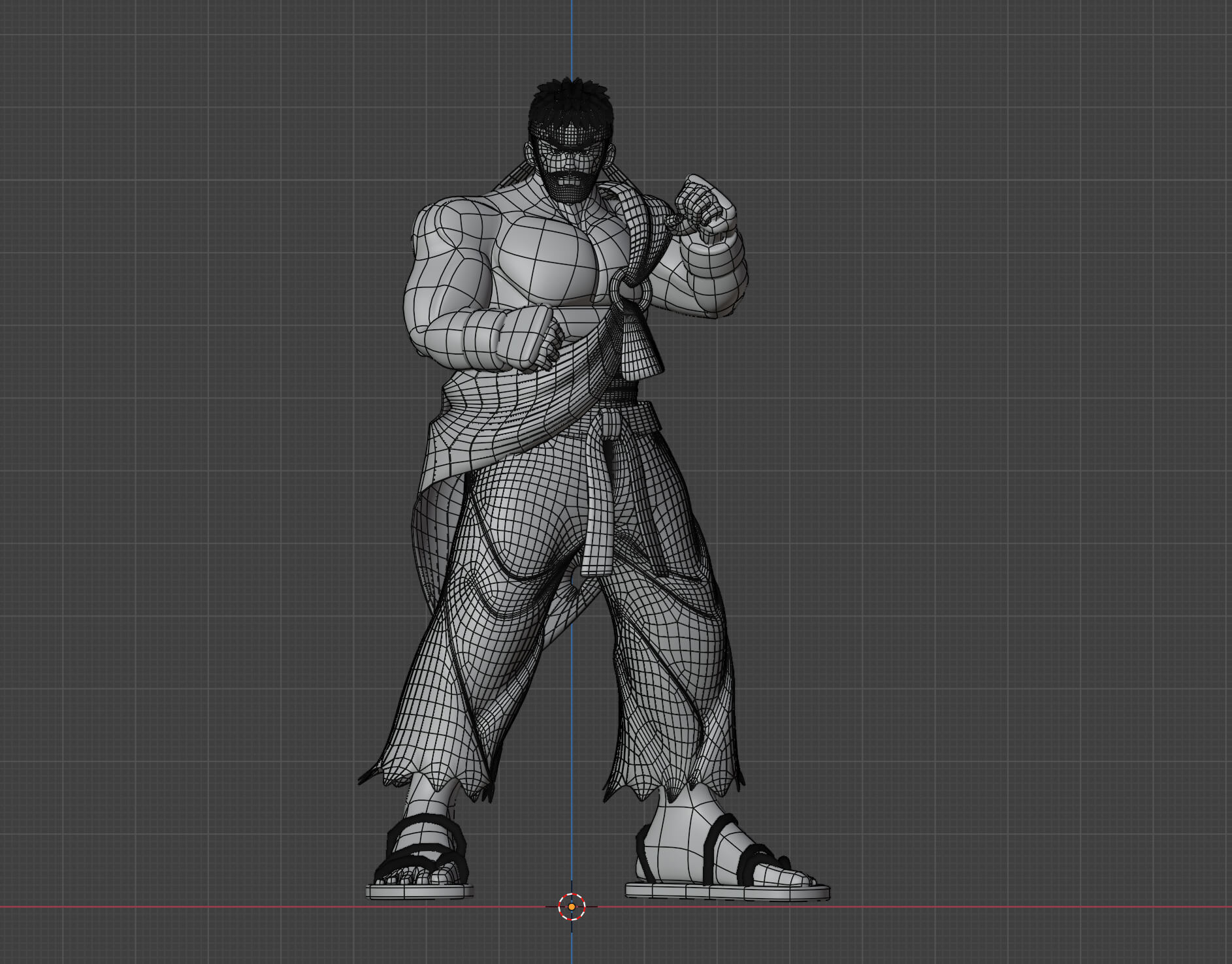 Ryu - Street Fighter 3D Model by Summerforce