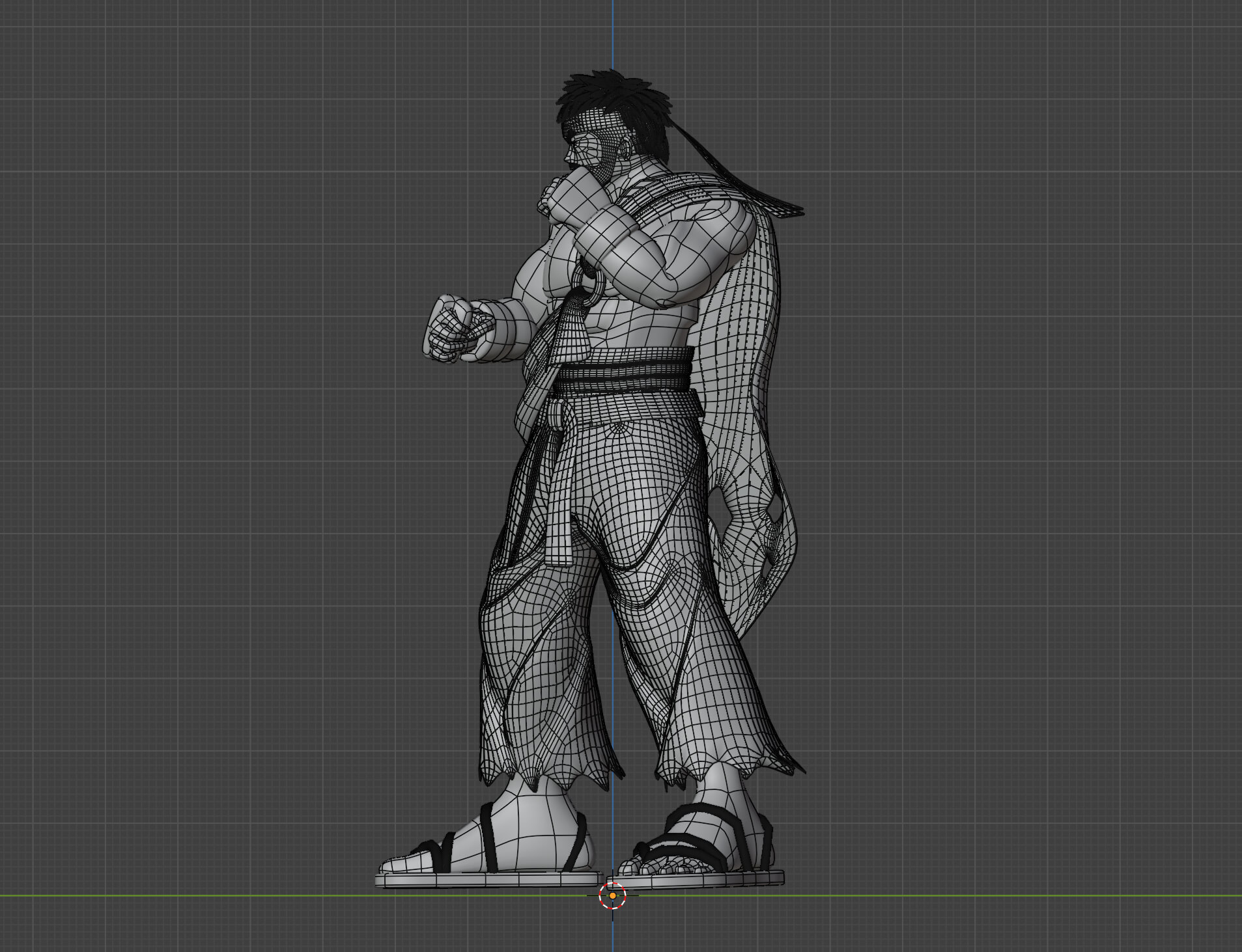 Ryu - Street Fighter 3D Model by Summerforce