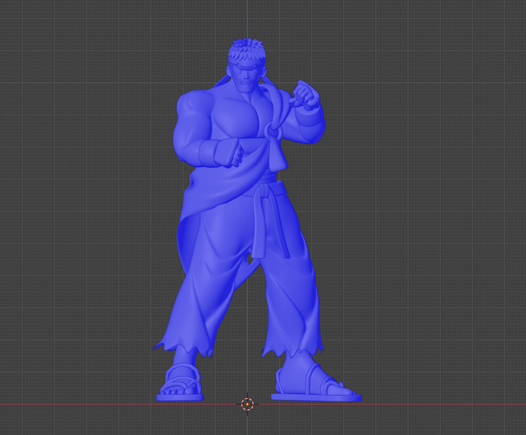 Ryu - Street Fighter 3D Model by Summerforce