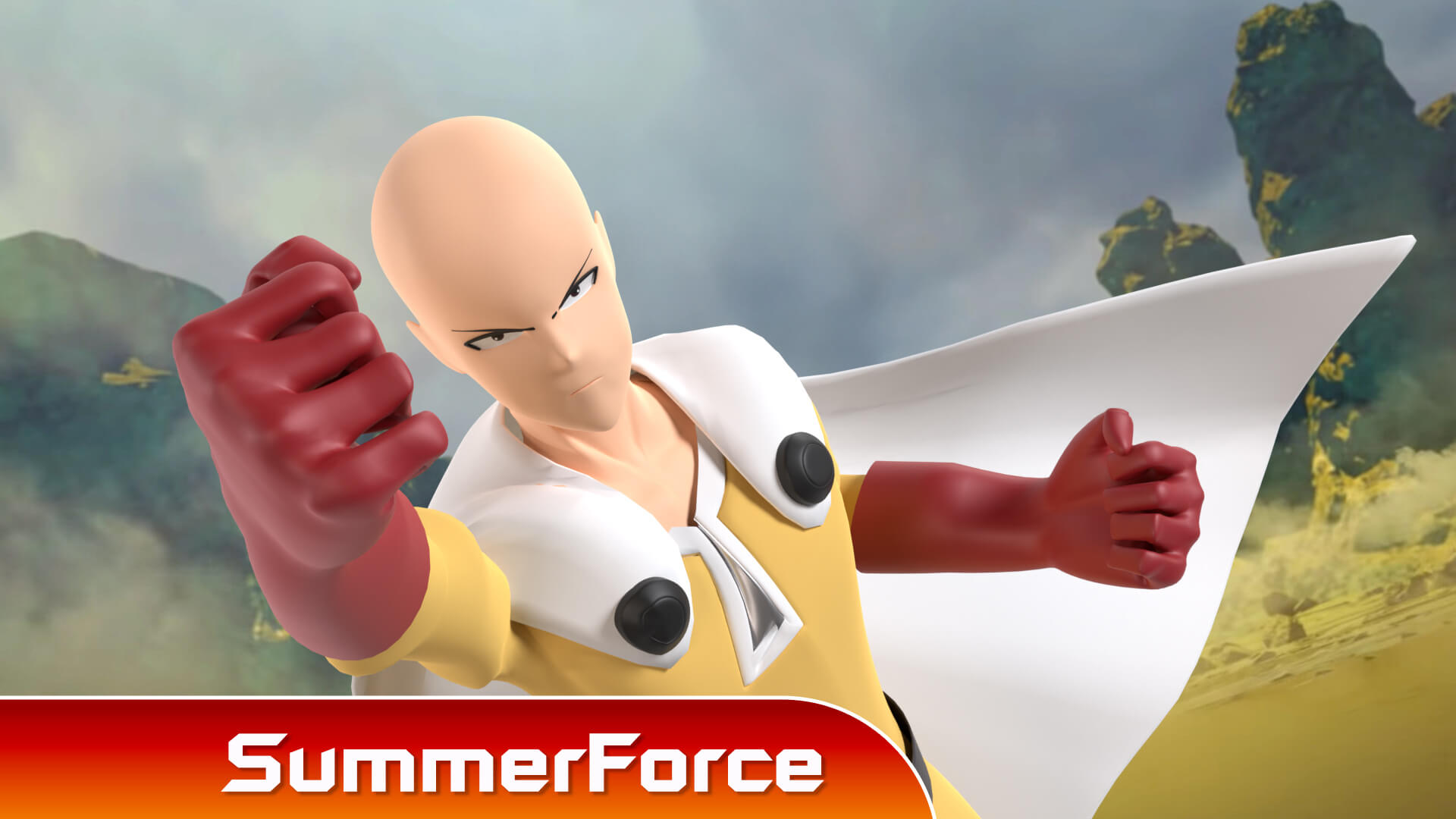 Saitama - One Punch Man 3D Model by Summerforce
