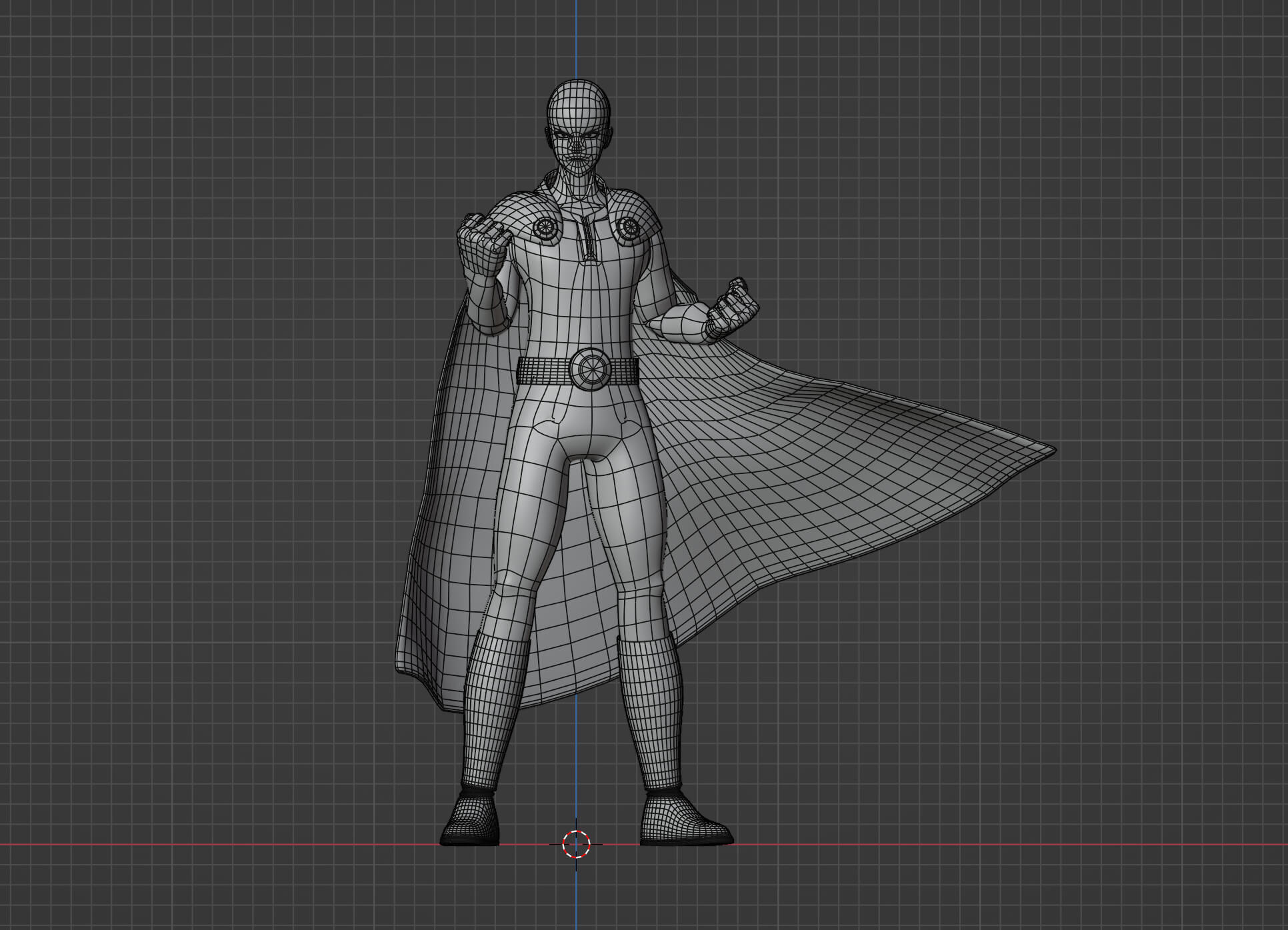 Saitama - One Punch Man 3D Model by Summerforce