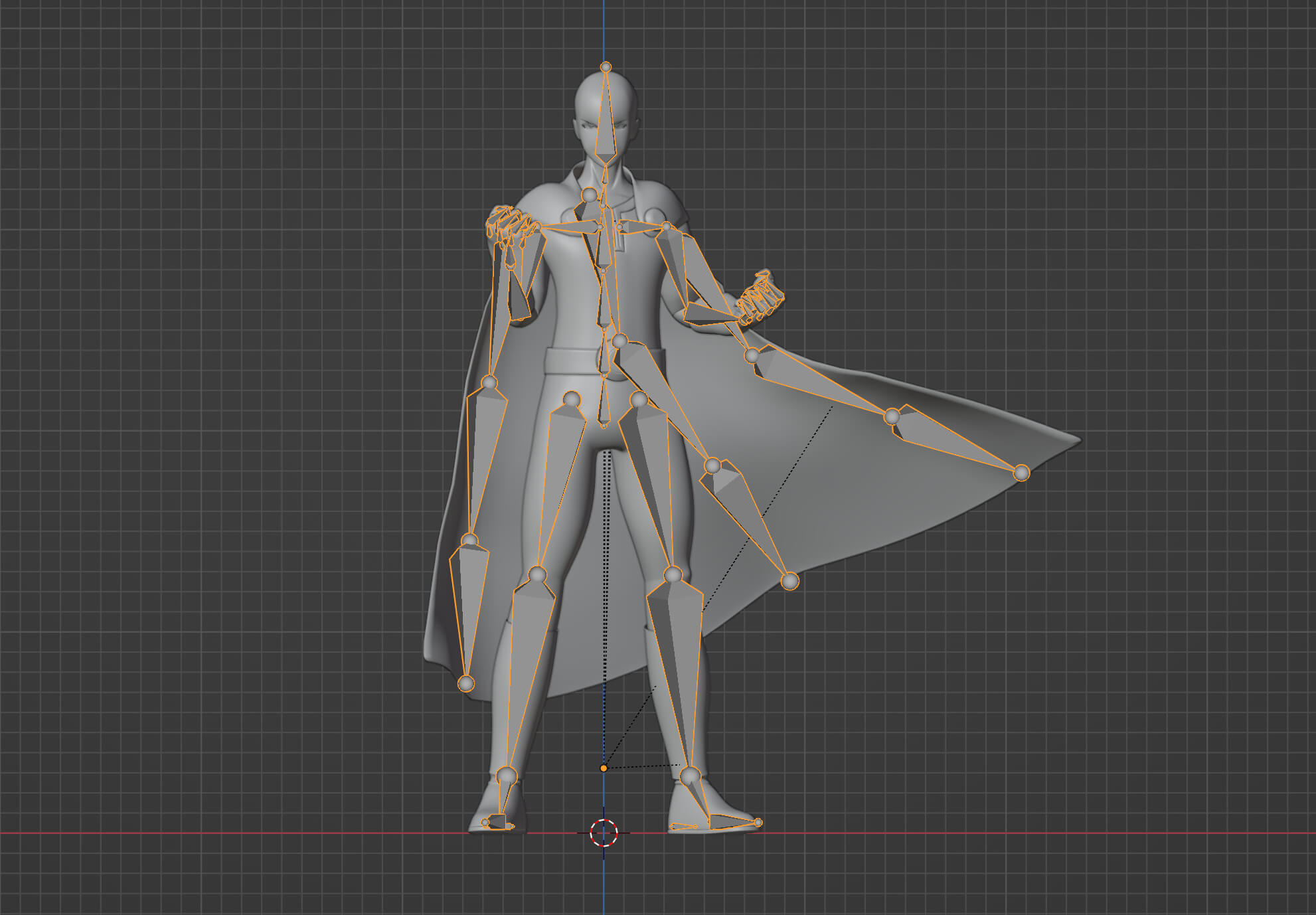 Saitama - One Punch Man 3D Model by Summerforce