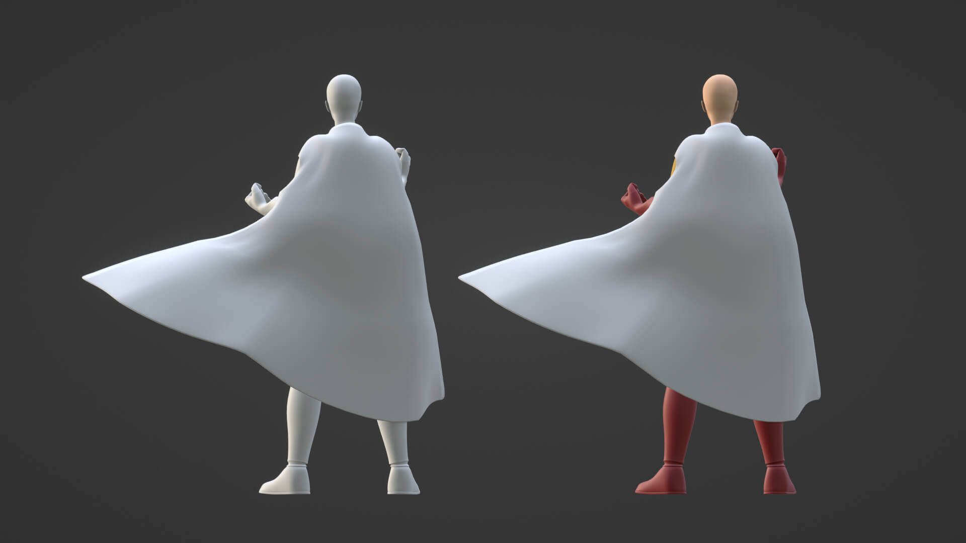 Saitama - One Punch Man 3D Model by Summerforce