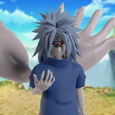 Sasuke Cursed Seal - Naruto Shippuden 3D Model by Summerforce