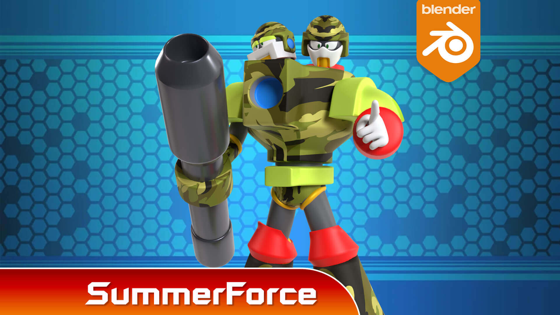 Searchman - Megaman 3D Model by Summerforce