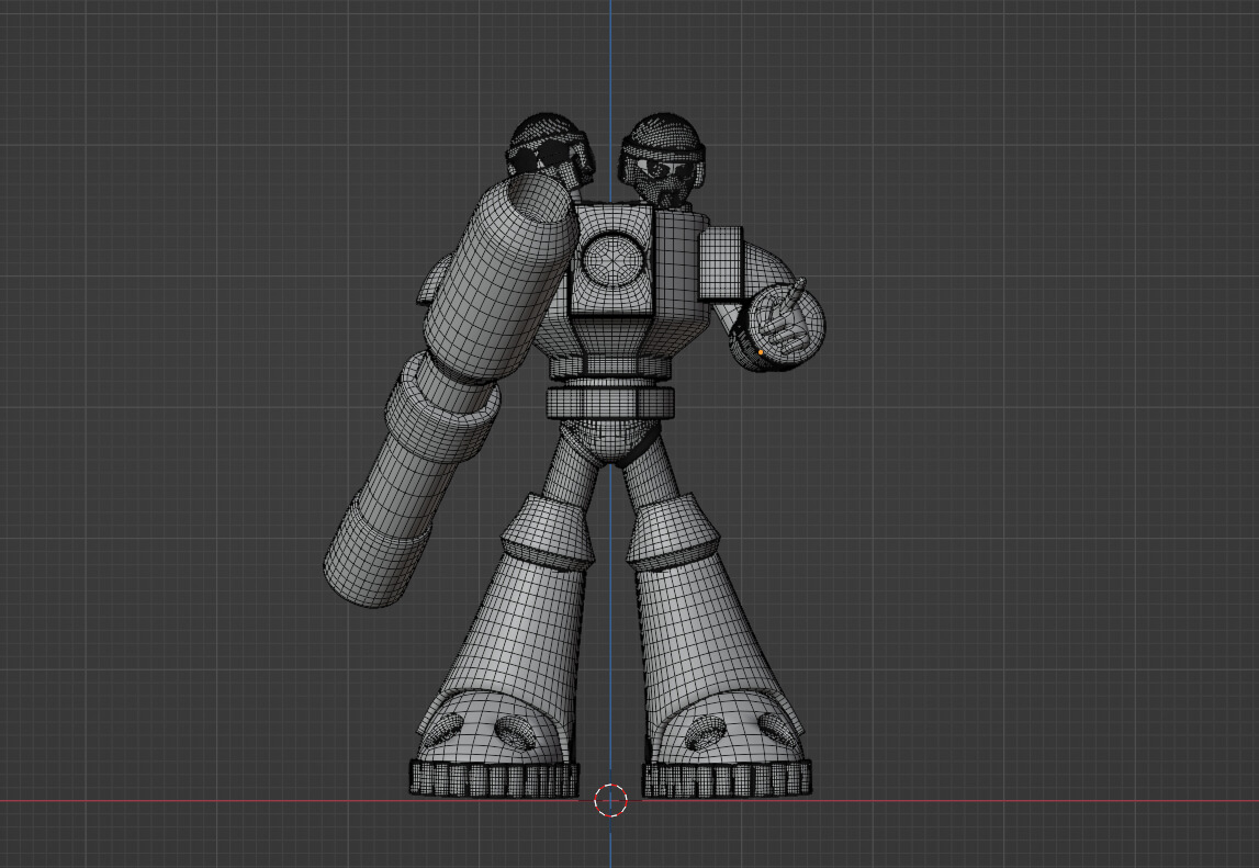 Searchman - Megaman 3D Model by Summerforce