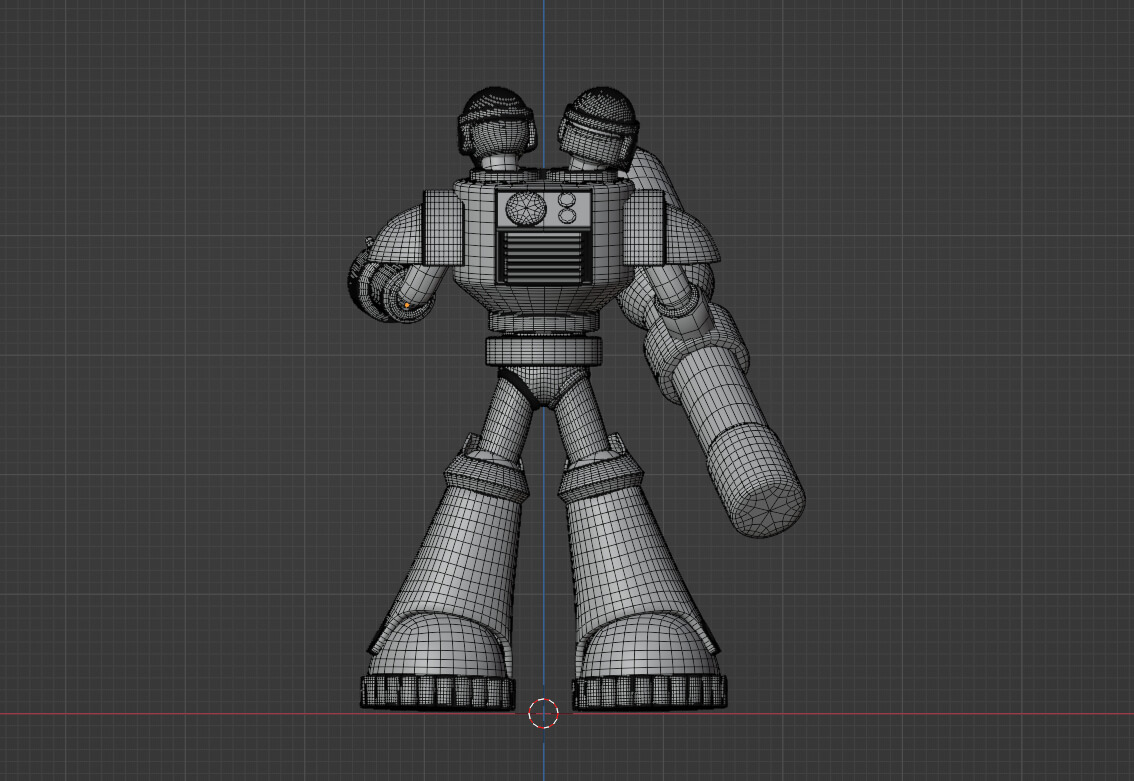 Searchman - Megaman 3D Model by Summerforce