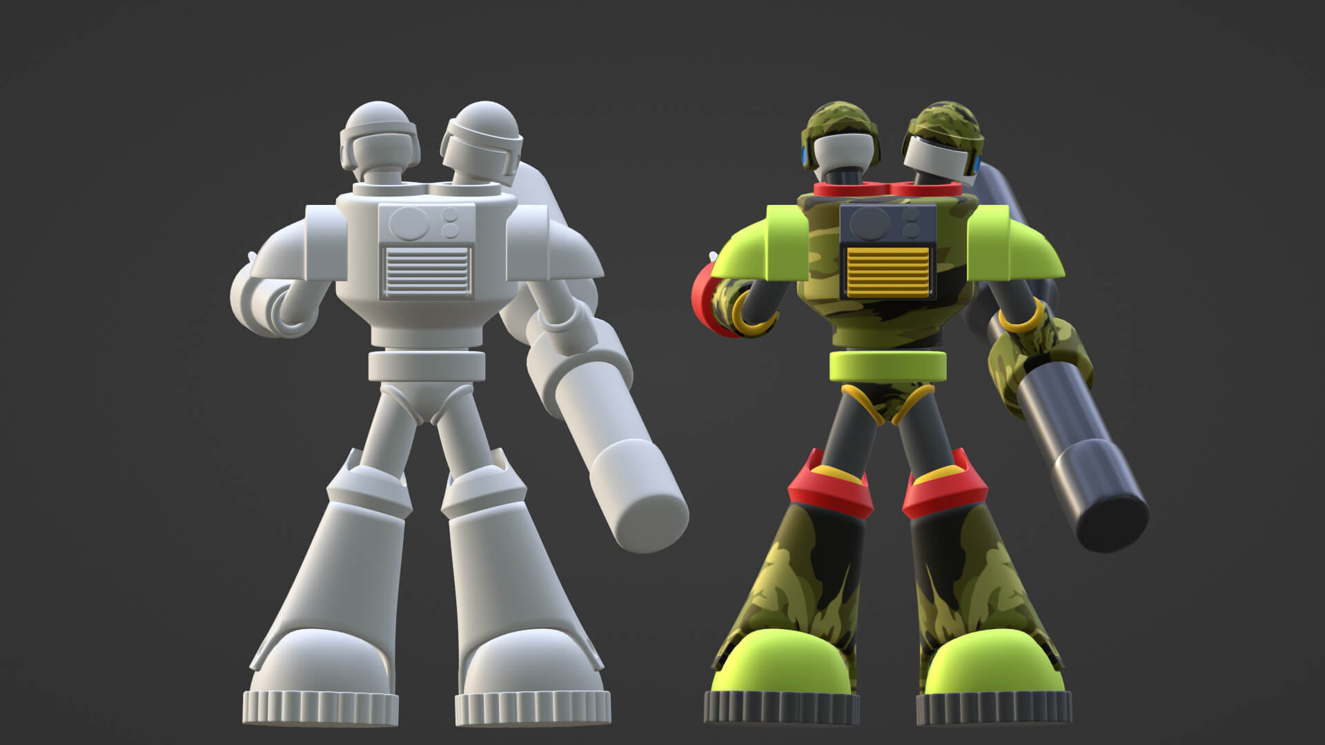 Searchman - Megaman 3D Model by Summerforce