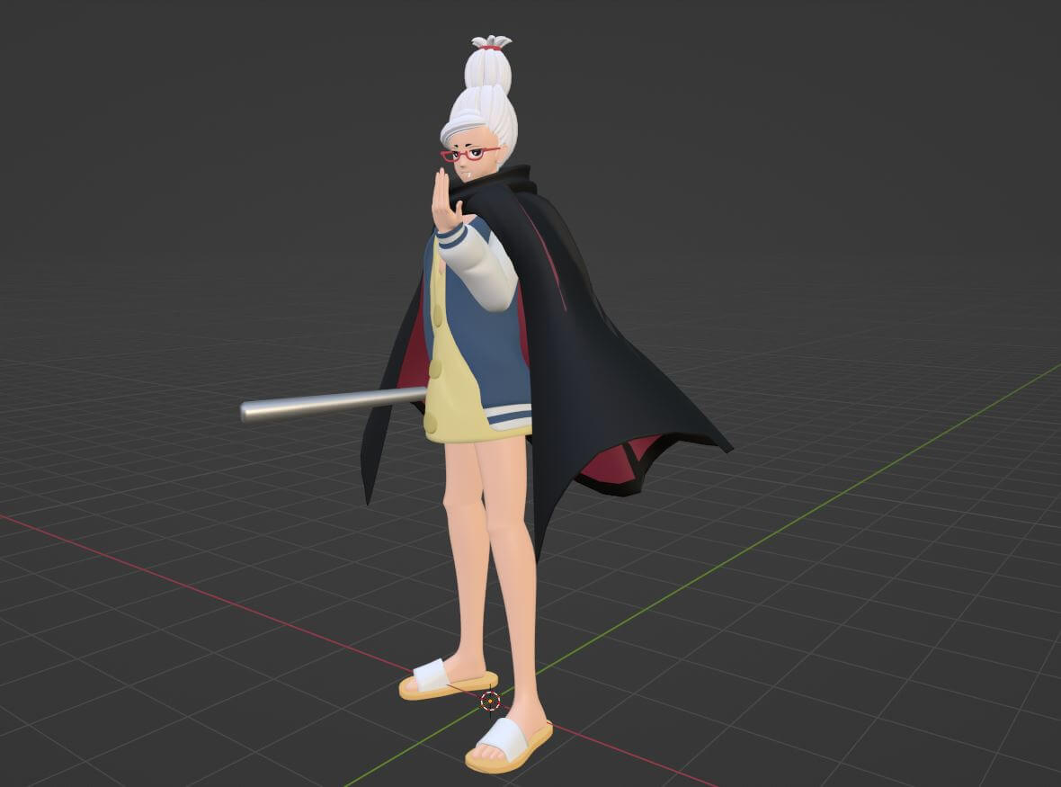 Seiko Ayase - Dandadan 3D Model by Summerforce