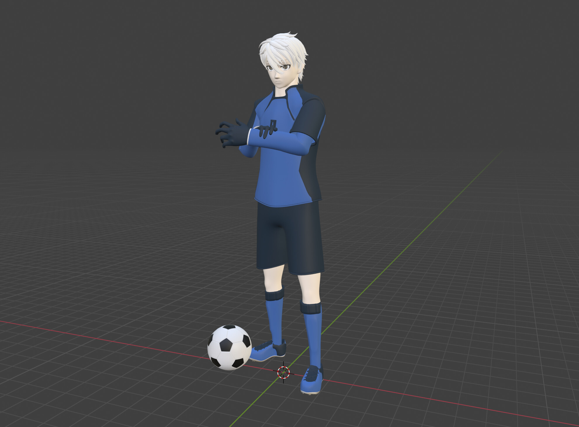 Seishiro Nagi - Blue Lock 3D Model by Summerforce