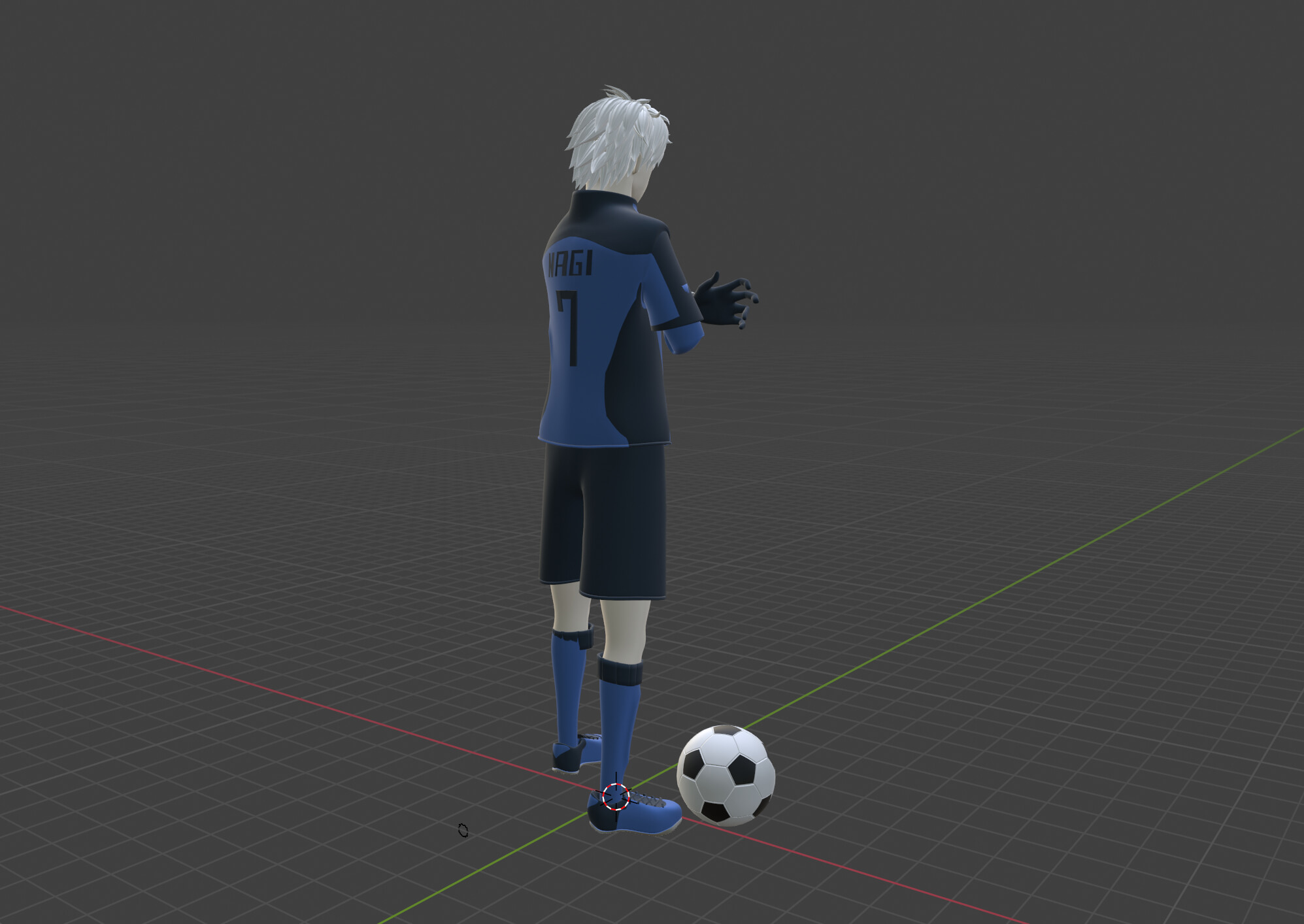 Seishiro Nagi - Blue Lock 3D Model by Summerforce