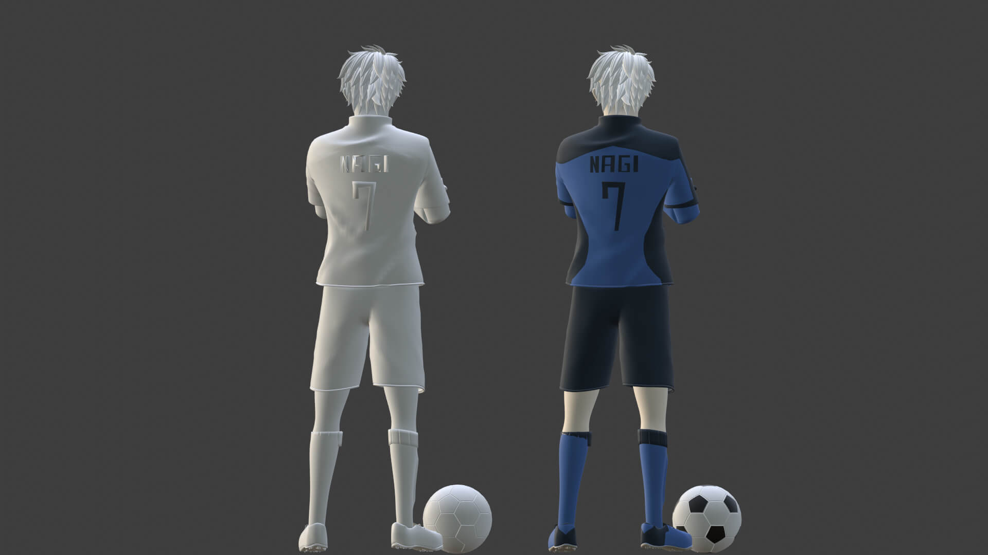 Seishiro Nagi - Blue Lock 3D Model by Summerforce