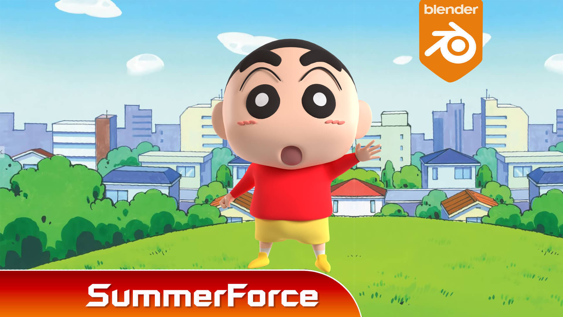 Shinchan - Crayon Shinchan 3D Model by Summerforce