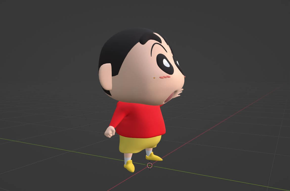 Shinchan - Crayon Shinchan 3D Model by Summerforce