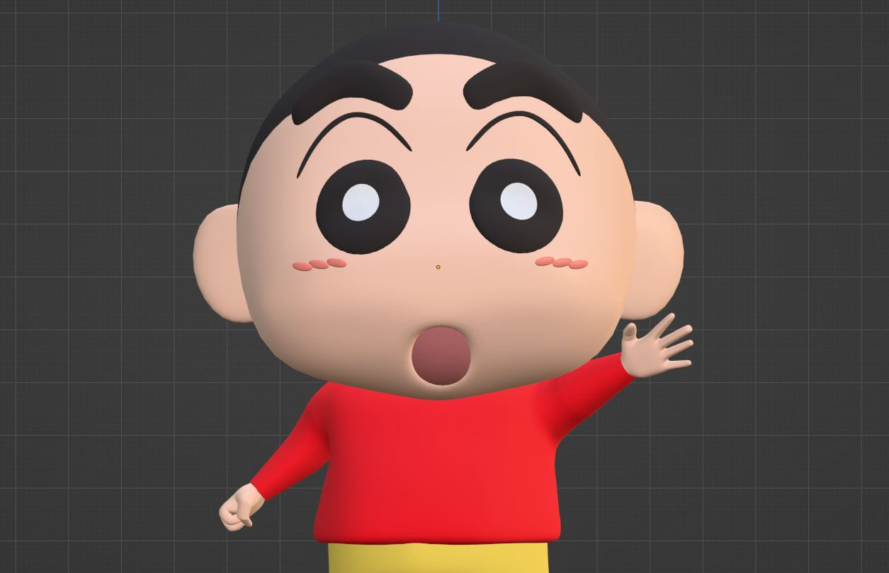 Shinchan - Crayon Shinchan 3D Model by Summerforce