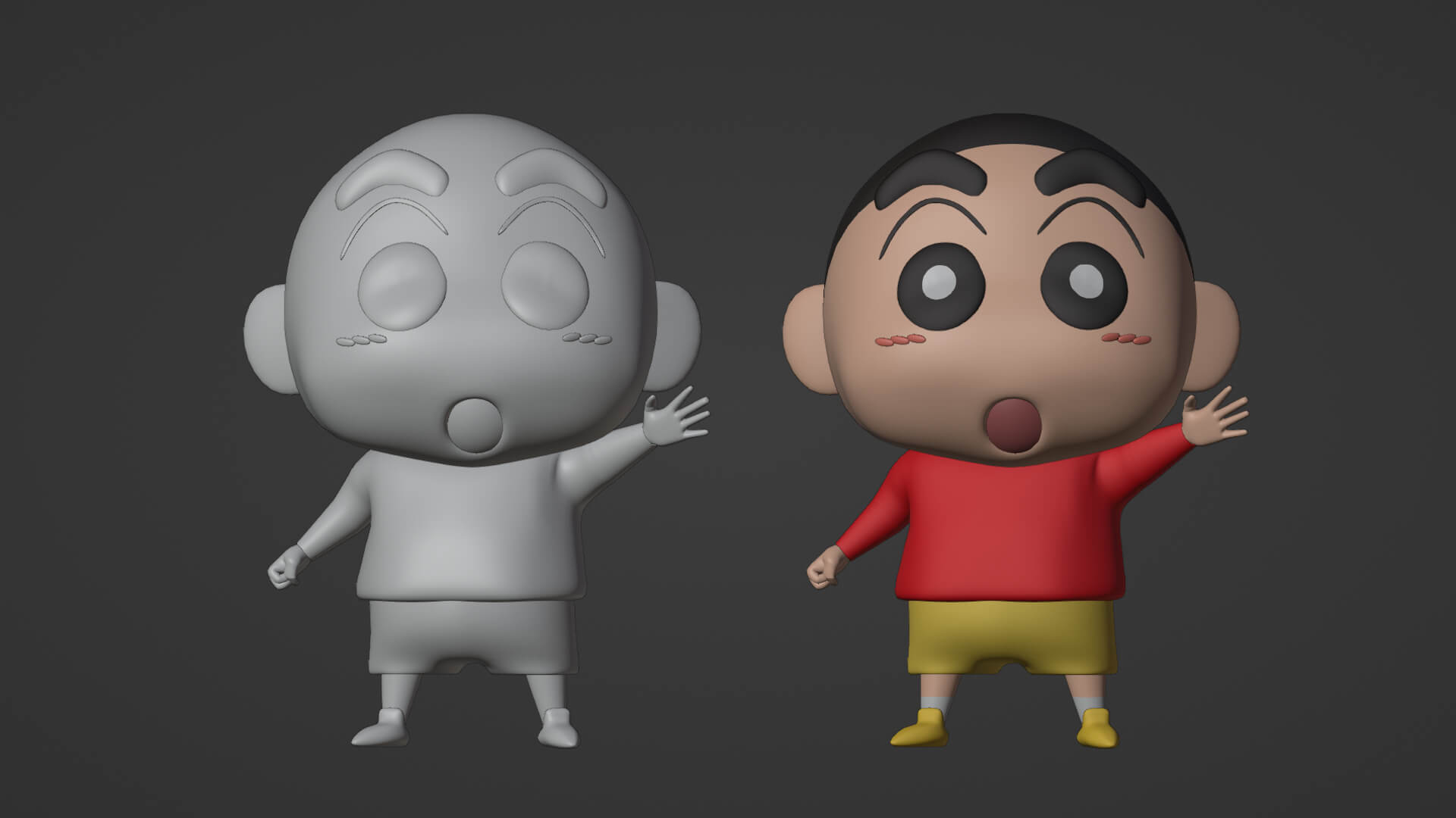 Shinchan - Crayon Shinchan 3D Model by Summerforce