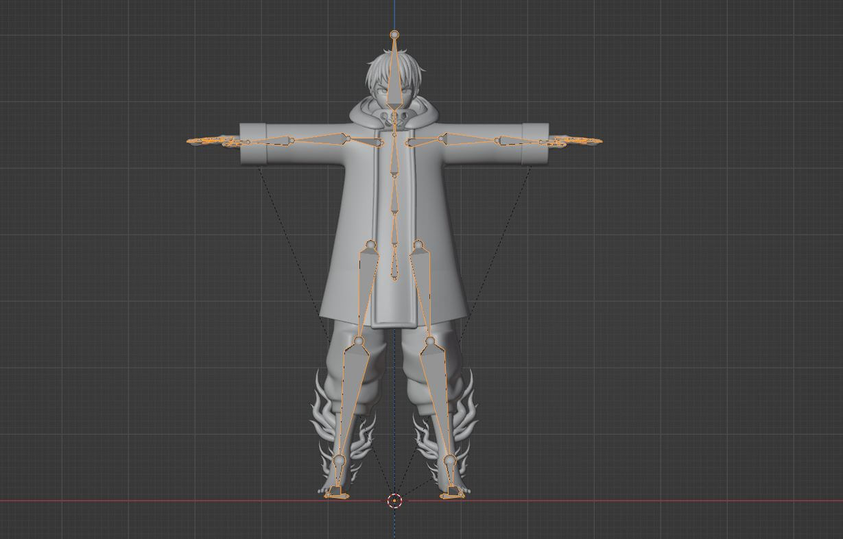 Shinra Kusakabe - Fire Force 3D Model by Summerforce