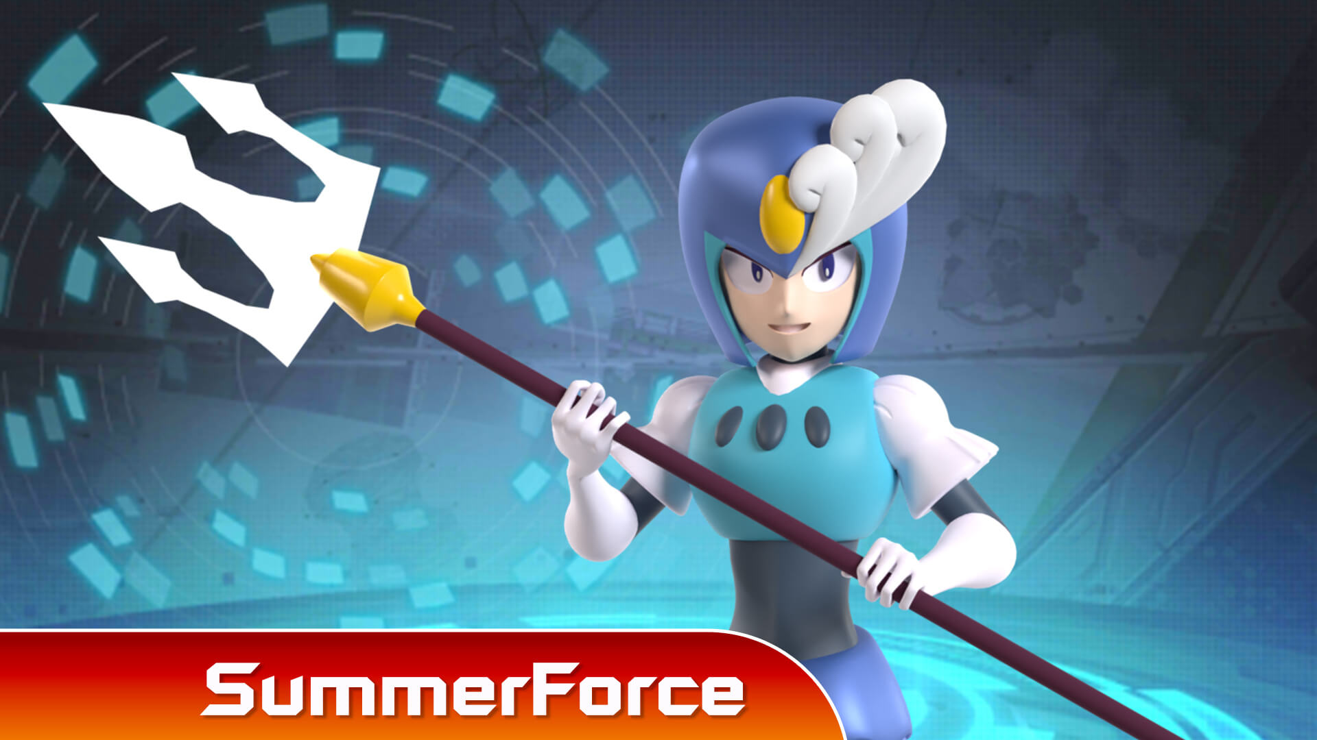 Splashwoman - Megaman 9 3D Model by Summerforce