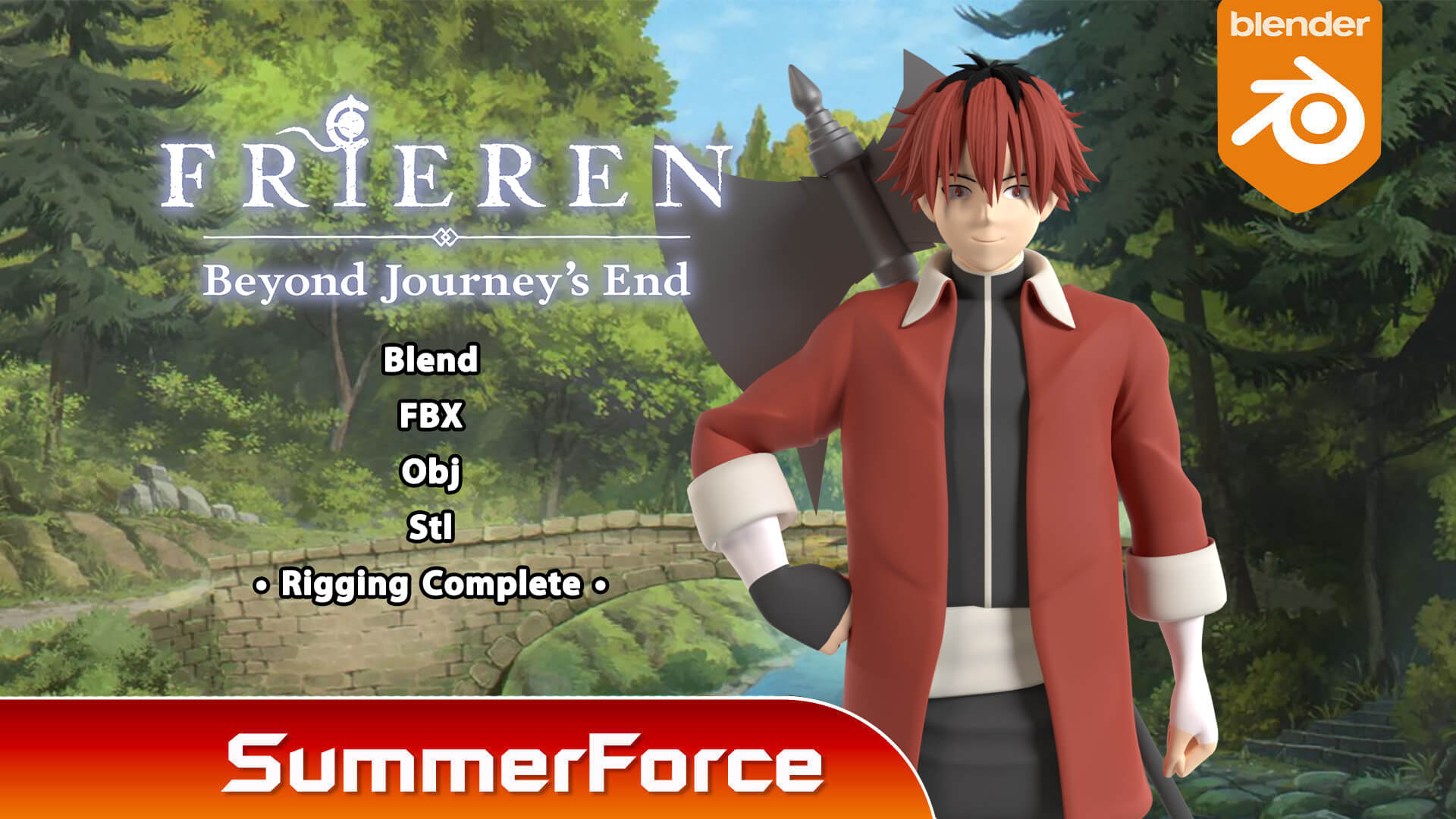 Stark - Frieren Beyond Journey End 3D Model by Summerforce