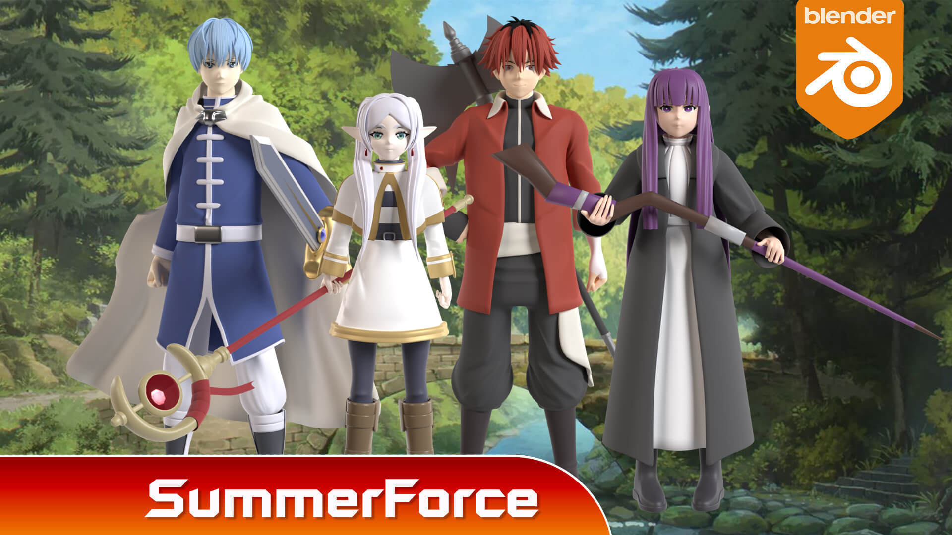 Stark - Frieren Beyond Journey End 3D Model by Summerforce