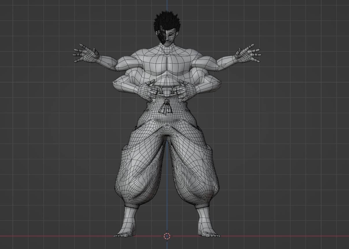 Sukuna True Form - Jujutsu Kaisen 3D Model by Summerforce