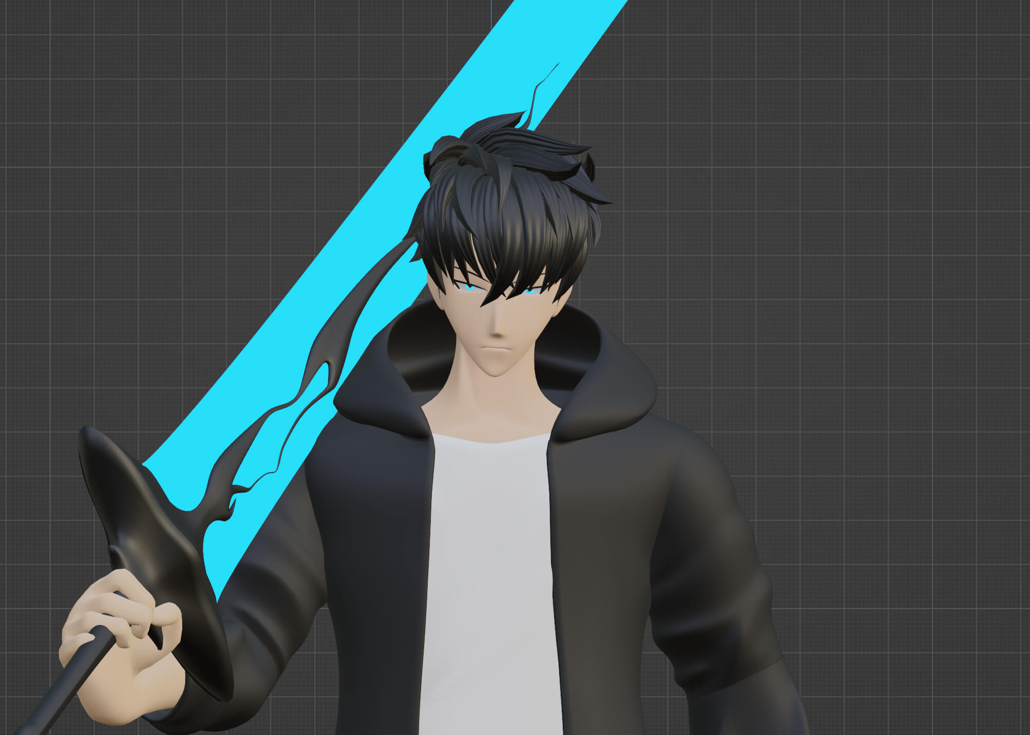 Sung Jinwoo - Solo Leveling 3D Model by Summerforce