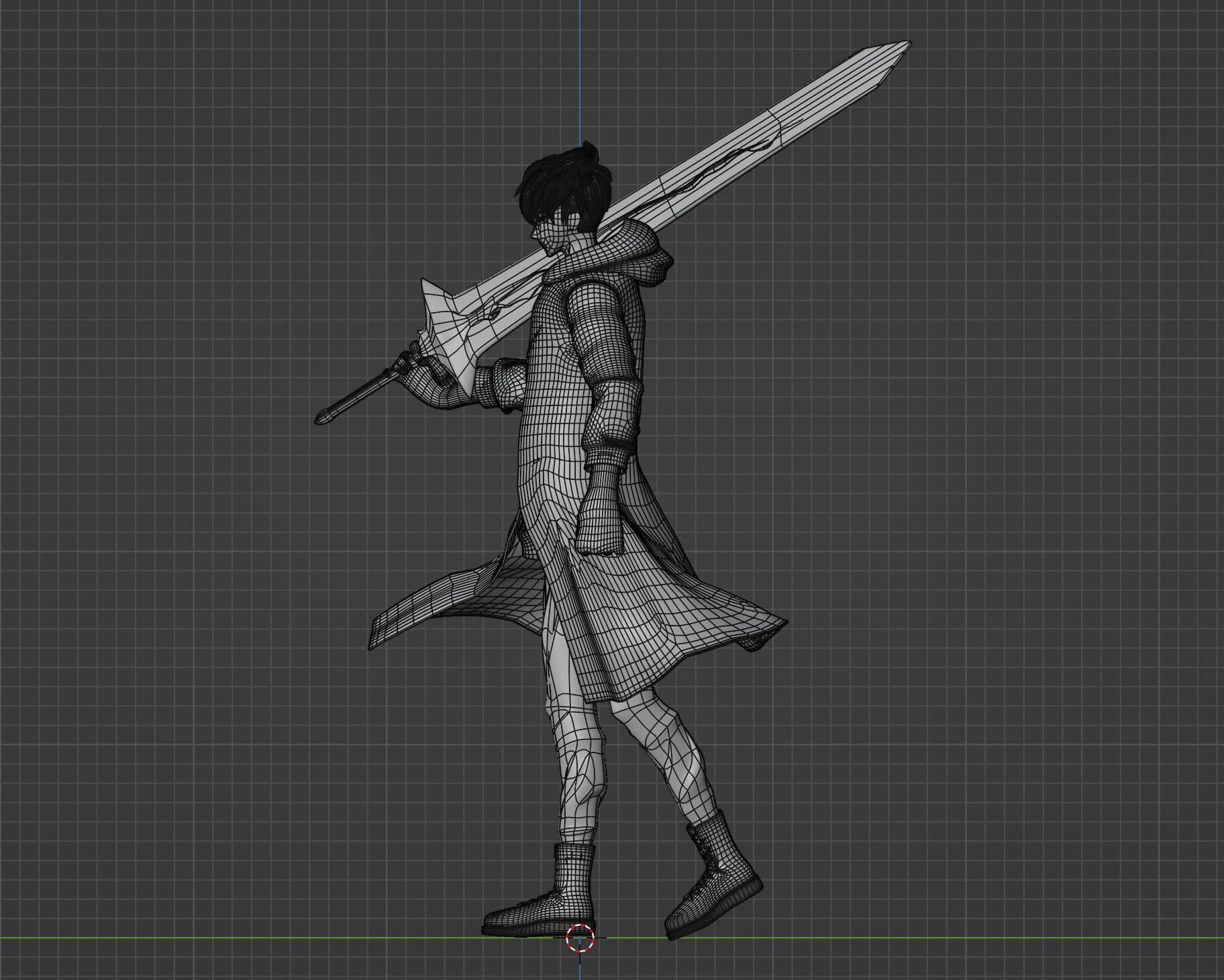 Sung Jinwoo - Solo Leveling 3D Model by Summerforce
