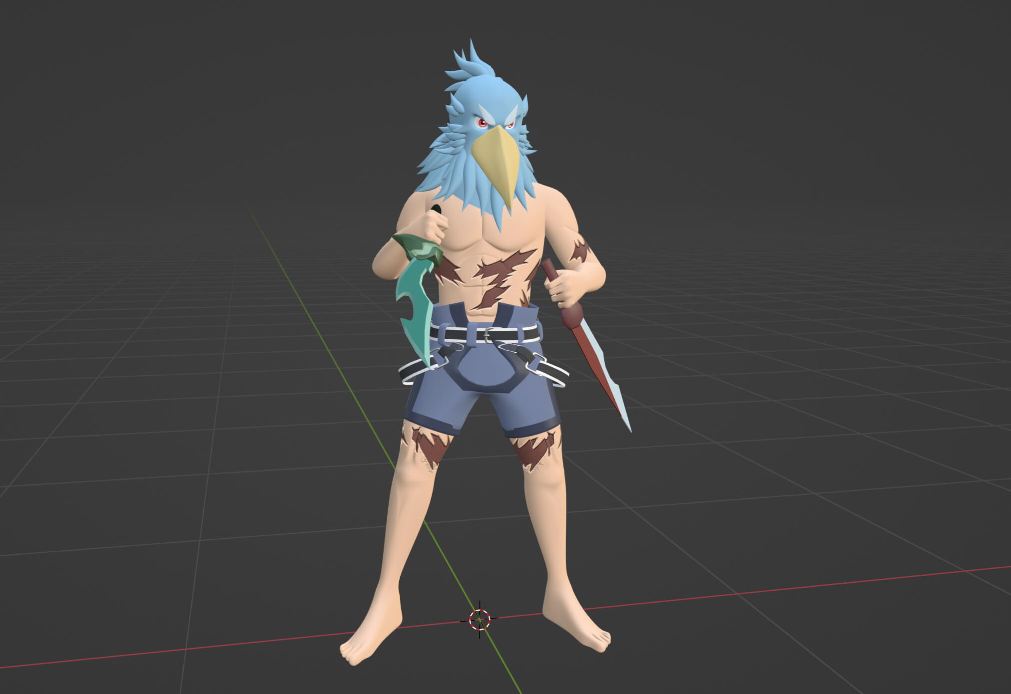 Sunraku - Shangri-La Frontier 3D Model by Summerforce