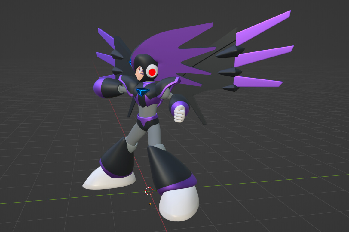 Super Bass - Megaman 3D Model by Summerforce