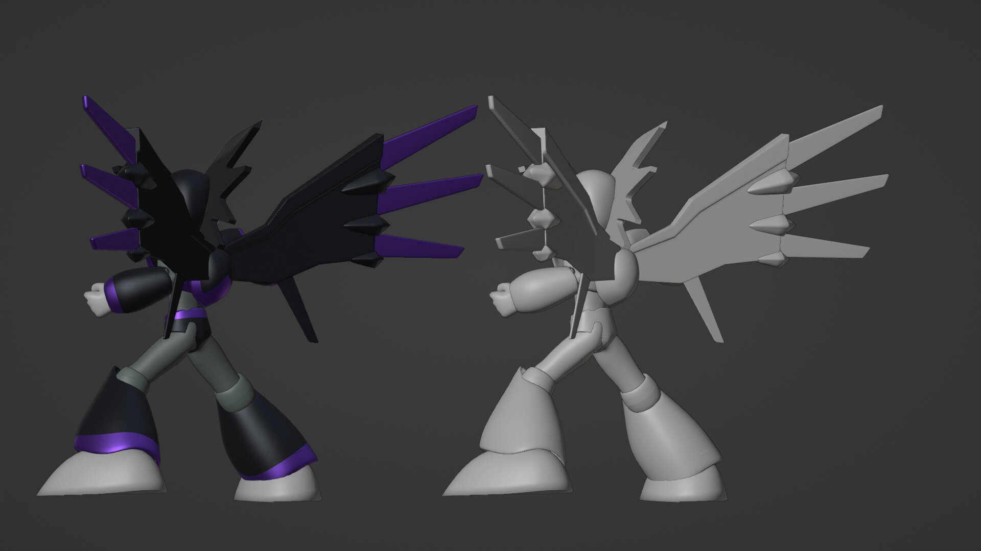 Super Bass - Megaman 3D Model by Summerforce