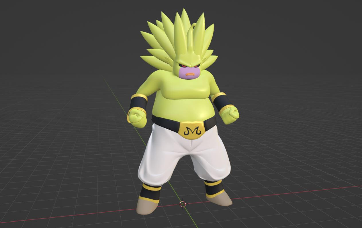 Super Majin Duu - Dragonball Daima 3D Model by Summerforce