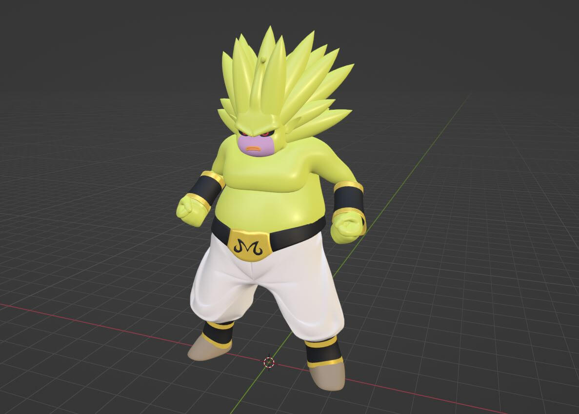 Super Majin Duu - Dragonball Daima 3D Model by Summerforce