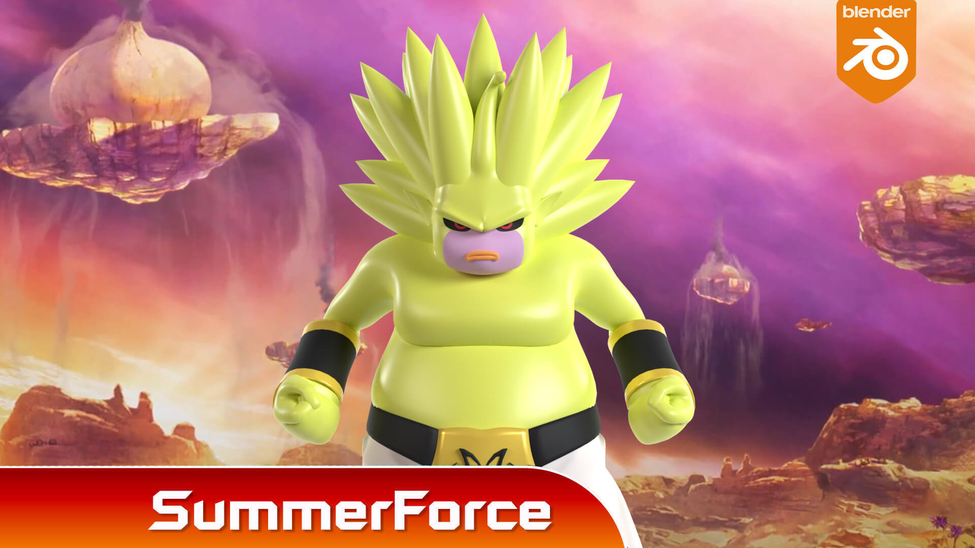 Super Majin Duu - Dragonball Daima 3D Model by Summerforce