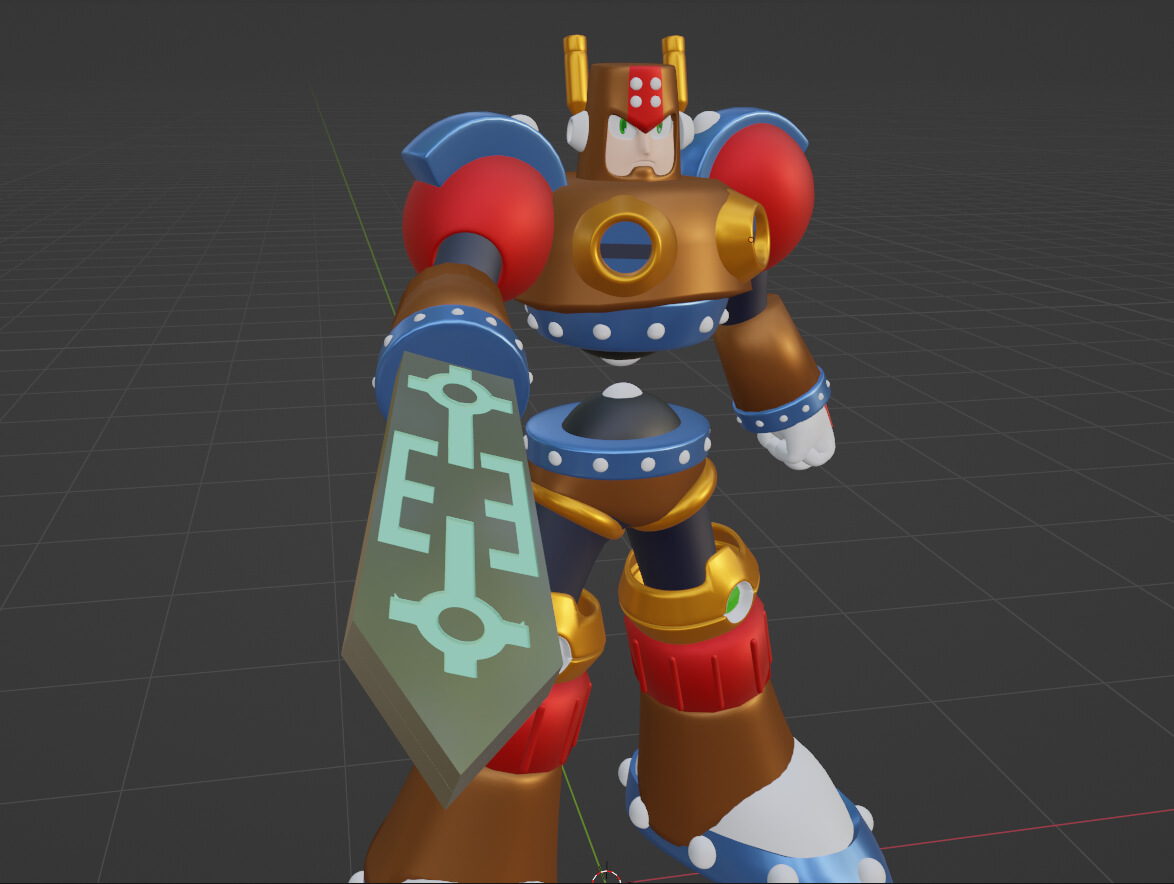 Swordman - Megaman 3D Model by Summerforce
