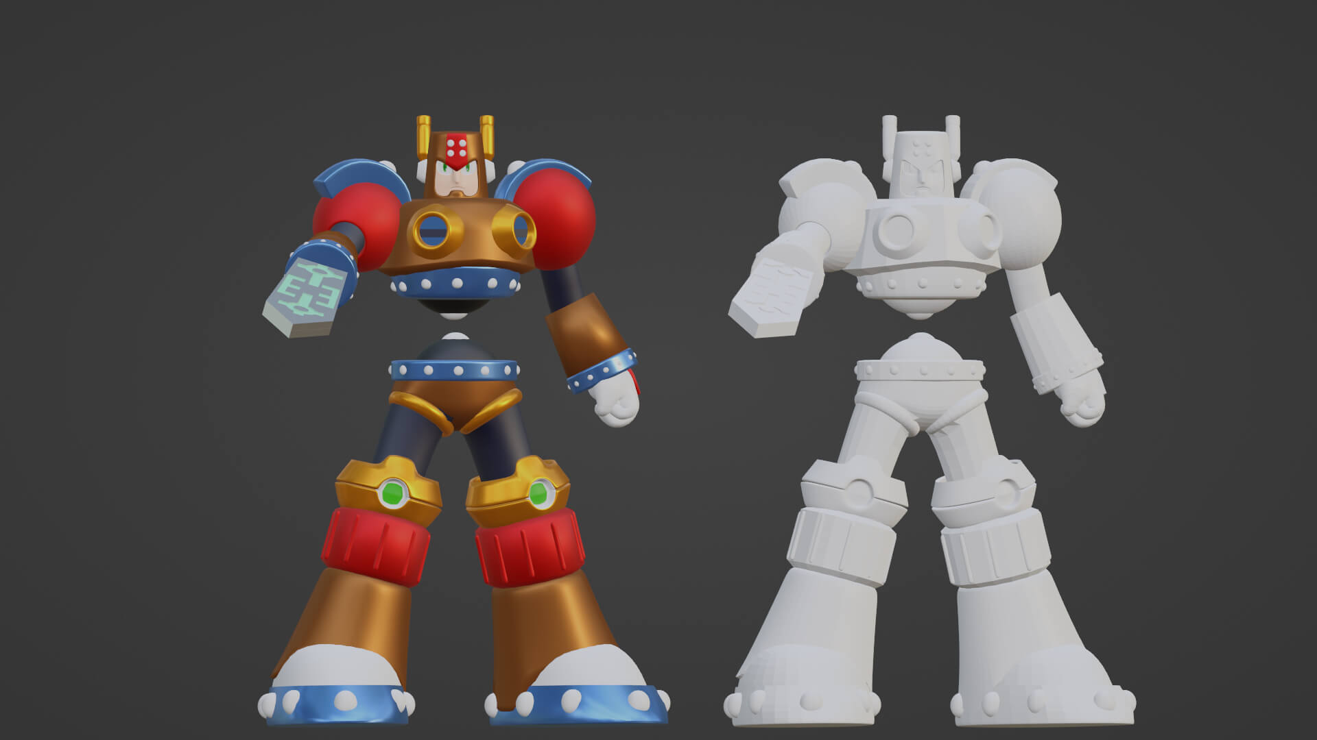 Swordman - Megaman 3D Model by Summerforce