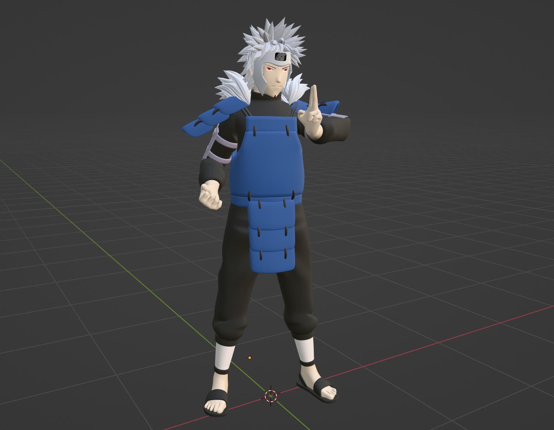 Tobirama Senju - Naruto Shippuden 3D Model by Summerforce