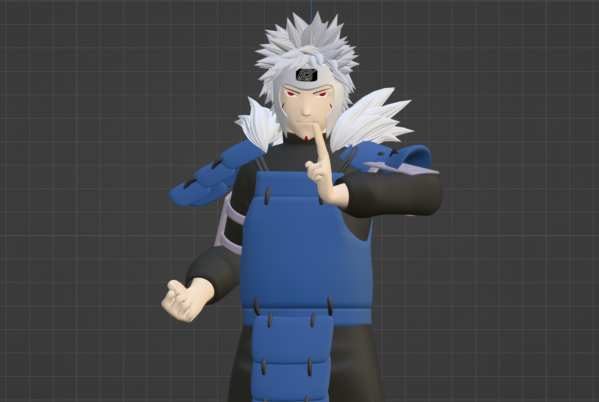 Tobirama Senju - Naruto Shippuden 3D Model by Summerforce