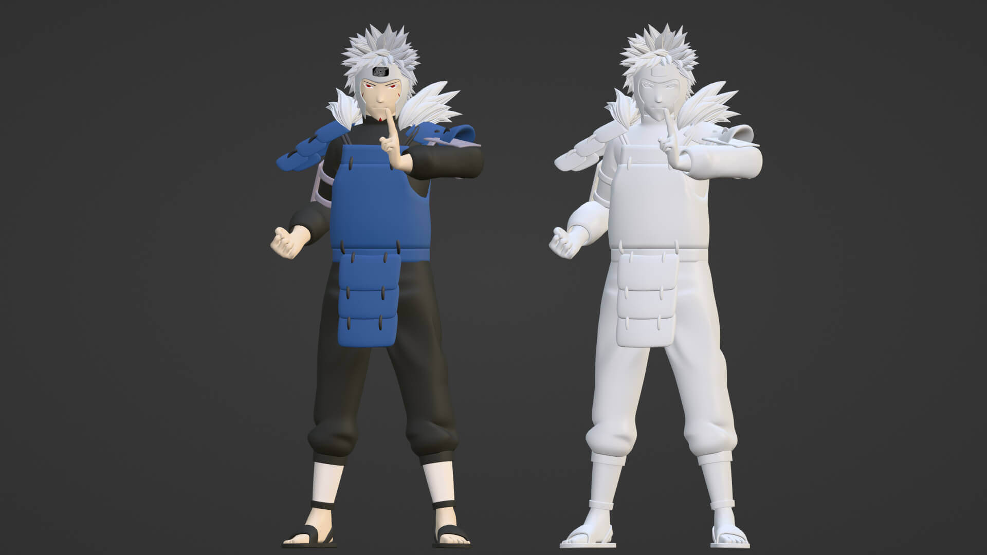 Tobirama Senju - Naruto Shippuden 3D Model by Summerforce