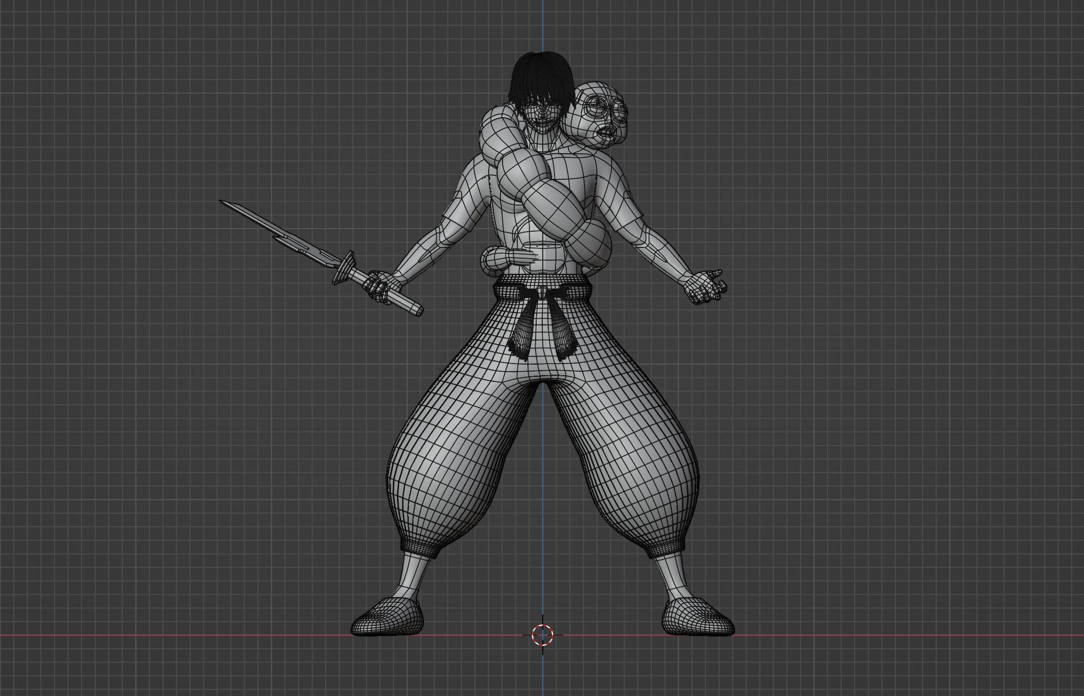Toji Fushiguro - Jujutsu Kaisen 3D Model by Summerforce