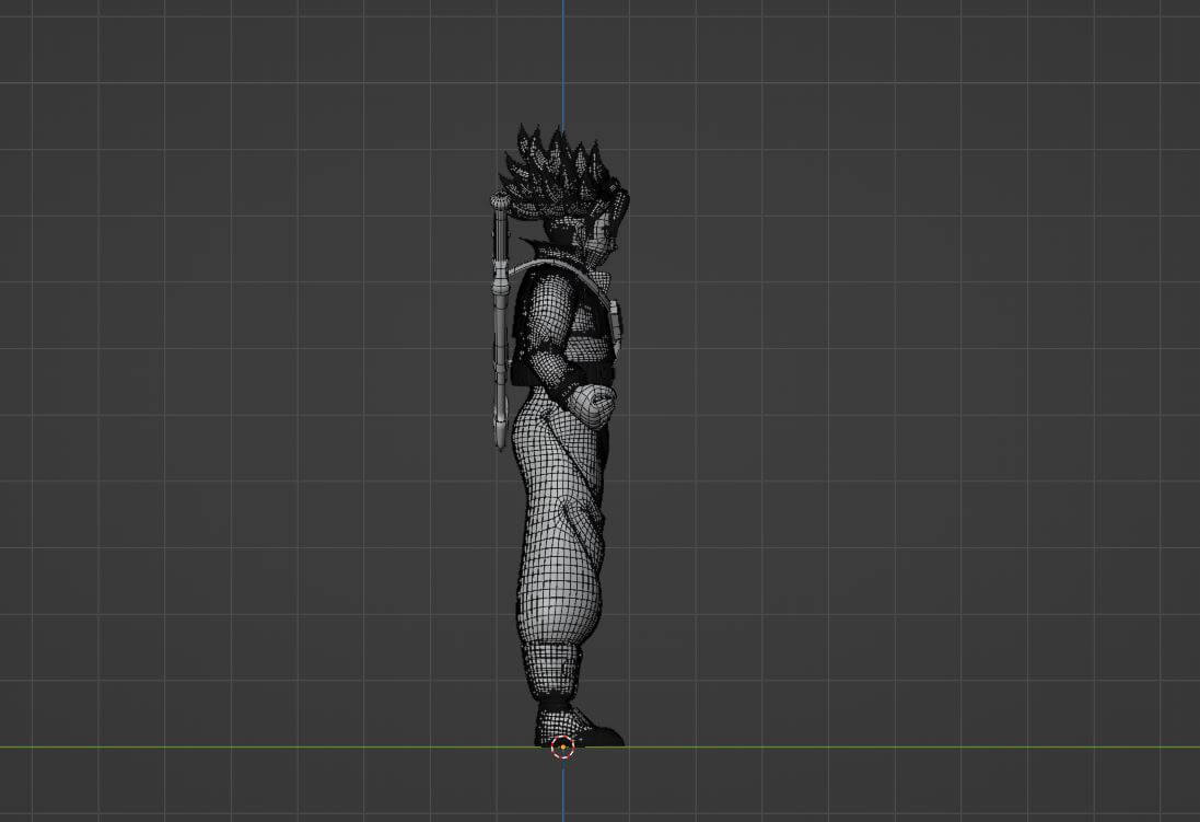 Trunks Future - Dragonball 3D Model by Summerforce
