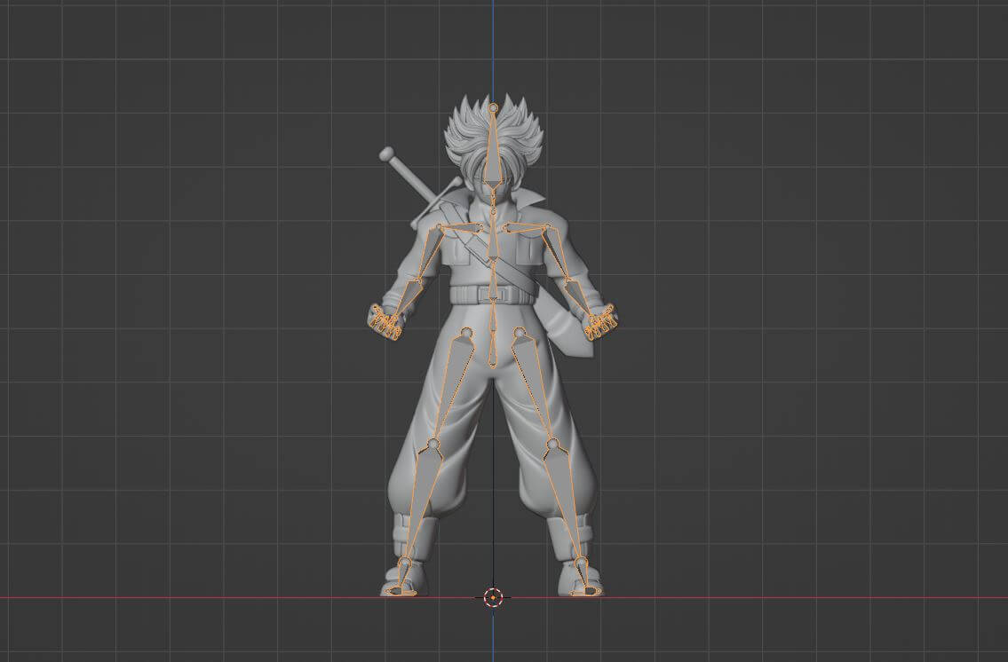 Trunks Future - Dragonball 3D Model by Summerforce