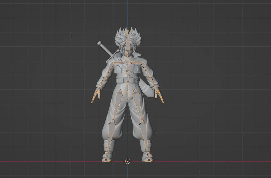 Trunks Future - Dragonball 3D Model by Summerforce
