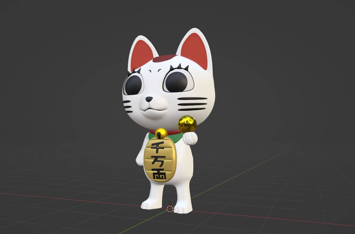 Turbo Granny Cat - Dandadan 3D Model by Summerforce