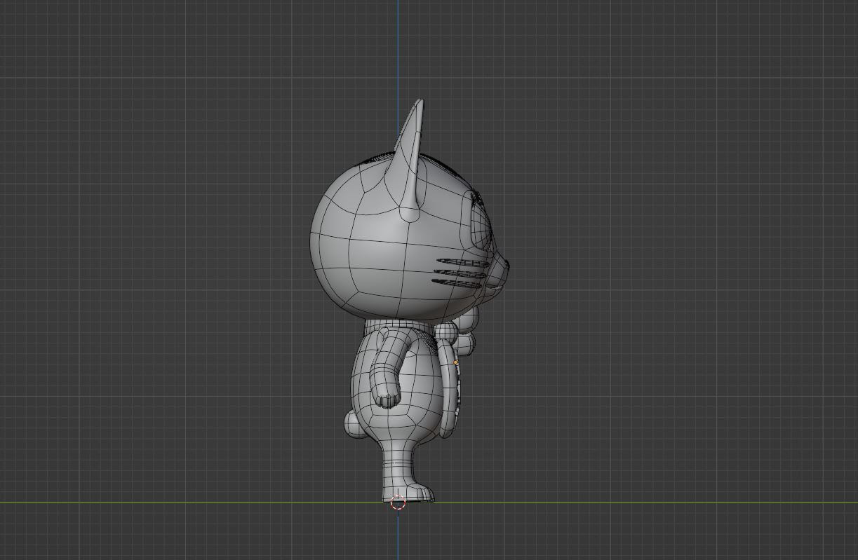 Turbo Granny Cat - Dandadan 3D Model by Summerforce